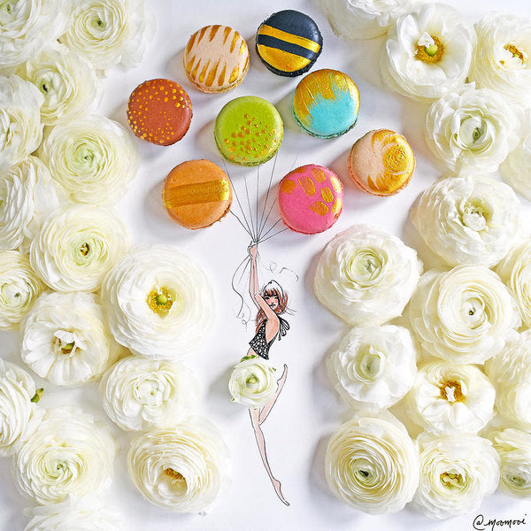 Macaron Girl - Art Print – MooMooi