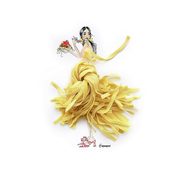 Pasta Princess - Art Print – MooMooi